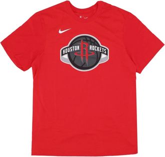 Nike Houston Rockets Logo T-Shirt - - Sport - Herren - Rot - XL