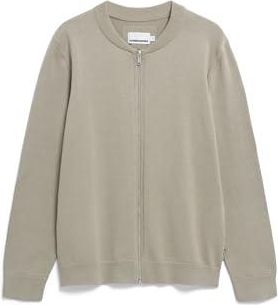 Armedangels Cardigan pour homme en coton bio AGAAMON Regular Fit, Sable clair, XL