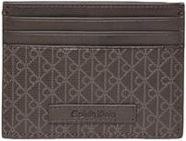 Calvin Klein Porte-cartes imprim&eacute; monogramme