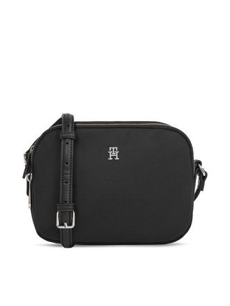 Tommy Hilfiger Handtasche Poppy Th Crossover AW0AW15638 Schwarz