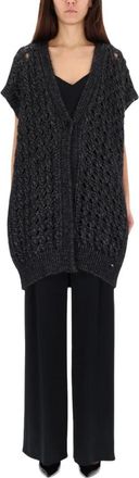 Herno Damen, Strickwaren, Schwarzk, MGr&ouml;&szlig;e
