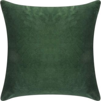 Pad Elegance - Samt Kissen, Zierkissen, Kissenhülle - 50 x 50 cm - Farbe: Dunkel Grün - ohne Füllung