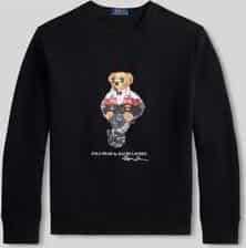 Polo Ralph Lauren Regular Fit Sweatshirt mit ikonischem B&auml;ren-Motivprint aus Baumwollmix