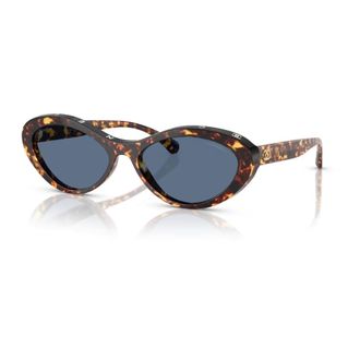 Chanel 5416 Oval Sonnenbrille - - Accessories - Damen - Braun - 57 MM