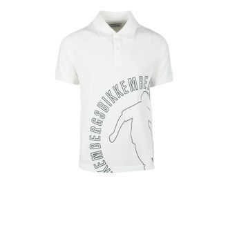 Dirk Bikkembergs Homme, Tops, Blanc, Taille: S Polo