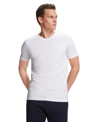 Falke T-Shirt FALKE 2-Pack Herren (2-tlg., 2) aus feiner &auml;gyptischer Baumwolle