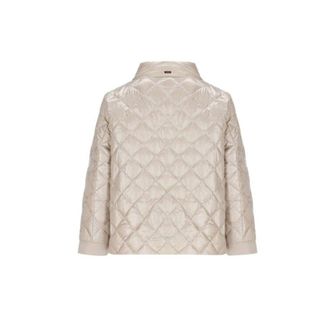 Herno Womens Beige Polyamide Full-Length Jacket Clothing