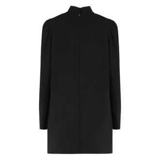 Max Mara Embassy Crepe Dress - Femme - Robes - Noir - Taille: 38 FR