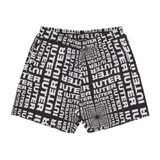 Iuter Schwarze Badehose mit Elastischem Bund - - Swimwear - Herren - Schwarzk - XL