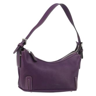 Burberry Sac bandouli&egrave;re vintage doccasion - Femme - Pre-owned - Violet - Taille: ONE Size