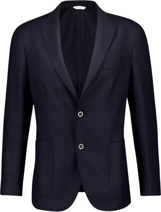 Boglioli Homme, Vestes, Bleu, Taille: 3XL Blazer Crois&eacute; en Laine Vierge