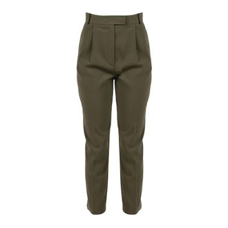 Patrizia Pepe Gerade geschnittene verk&uuml;rzte Hose - - Trousers - Damen - Gr&uuml;n - M