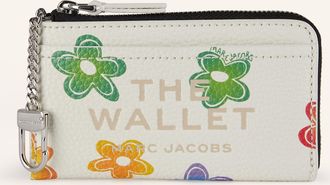 Marc Jacobs Kartenetui The Wild Daisy Top Zip Multi Wallet weiss