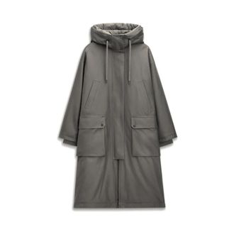 G-Lab Mantel Luna Relaxed Fit - - Coats - Damen - Grau - S