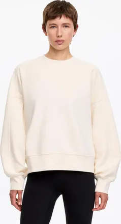 Arket French-Terry-Sweatshirt Aus Baumwolle -Wei&szlig;