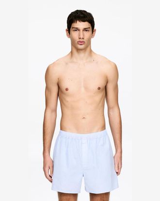 Arket Gewebte Boxershorts 2er-Set -Blau