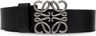 Loewe G&uuml;rtel mit Anagram-Schnalle - Schwarz