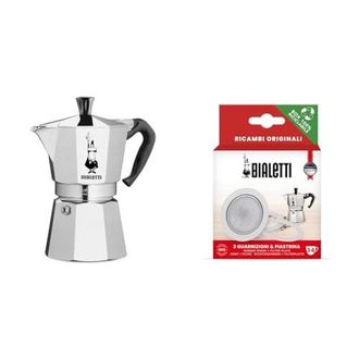 Bialetti Moka Express: La Cafetière Expresso Iconique, Le Vrai Café Italien, Compatible avec Moka Express, Fiammetta, Break