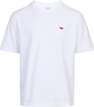 Maison Kitsun&eacute; T-shirt droit &agrave; logo en coton