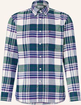 Tommy Hilfiger Flanellhemd Regular Fit blau