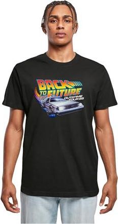 Merchcode Mc936-outatime 85 Tee T-Shirt, Noir, S Hommes