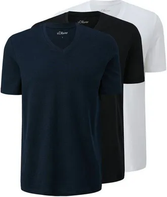 s.Oliver T-Shirt Regular fit V-Ausschnitt, kurzarm