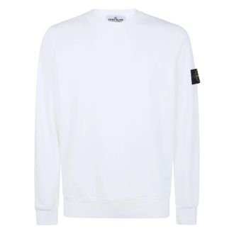 Stone Island Homme, Sweatshirts et sweats &agrave; capuche, Blanc, Taille: 2XL SweaT-shirt &agrave; col rond