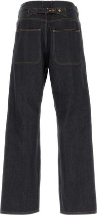 Thom Browne Navy Exterior: Cotton Jean