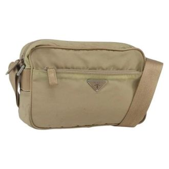 Prada Sac bandouli&egrave;re Pre-owned - Femme - Pre-owned - Beige - Taille: ONE Size