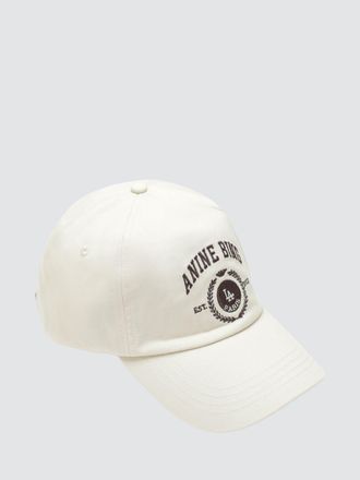 Anine Bing Baumwoll-Baseballkappe mit gesticktem Wappen