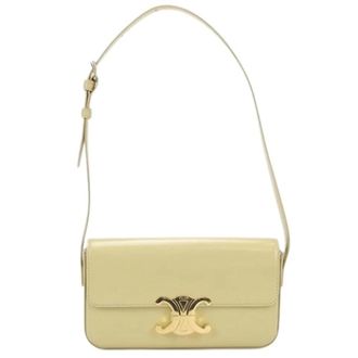 Celine Sac bandouli&egrave;re vintage Pre-owned - Femme - Pre-owned - Jaune - Taille: ONE Size