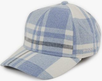 Woolrich Casquette &agrave; carreaux en laine m&eacute;lang&eacute;e