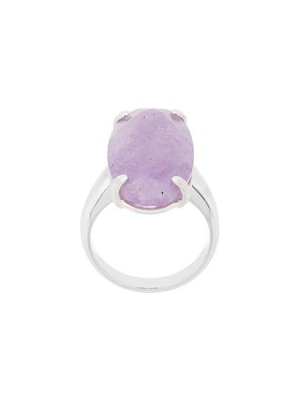 Wouters & Hendrix Technofossils Ring mit Amethyst - Metallic
