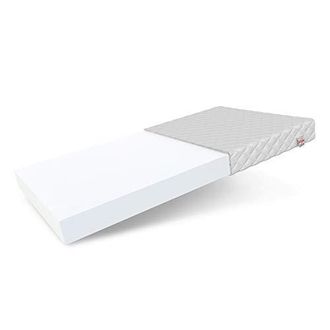 FDM BRESSO MAX Schaumstoffmatratze 140 x 200 cm Härtegrad H3 (Mittelhart) Matratze Schaumstoff 15 cm Höhe Polyurethanschaum Bezug Waschbar Zweiseitig Abne