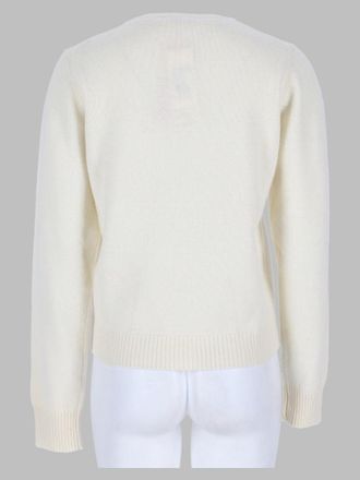 Ganni Horse Intarsia Wool Blend Sweater - Ivory