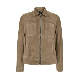 low brand Homme, Vestes, Beige, Taille: L Veste en Su&egrave;de
