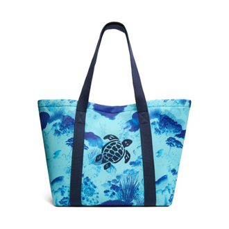 Vilebrequin Femme, Sacs, Bleu, Taille: ONE Size Neoprene Beach Bag Coral Reef