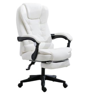 Generic B&uuml;ro- und Gaming-Schreibtischstuhl mit Massagefunktion, moderner ergonomischer Computerstuhl mit Verstellbarer H&ouml;he, Stahlbeine, f&uuml;r Homeoffice, Arbei