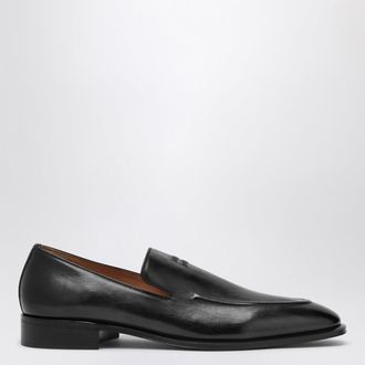 Miu Miu Schwarze Lederloafer mit Logo
