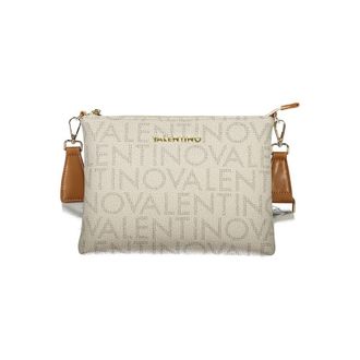 Mario Valentino Mario Valentino Beigefarbene Polyurethan-Handtasche f&uuml;r Damen mit Rei&szlig;verschluss und Tragegurt