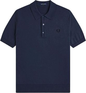 Fred Perry Homme, Tops, Bleu, Taille: M Polo en maille