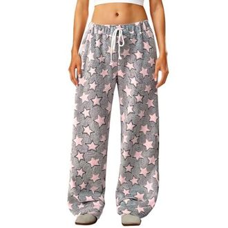 Generic Pantalon pour femme avec imprim&eacute;, d&eacute;contract&eacute;, pantalon de loisirs, pantalon de sport, pantalon ample, pantalon court pour femme 2 en 1, Light Ashy, X