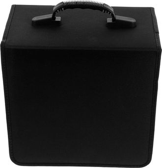 Garneck PU CD DVD Organizer mit Griff Kapazität Kratzschutz Aufbewahrungstasche für Auto und Reisen Vielseitiger Disk Halter für Filme Musik und Medien Prakti