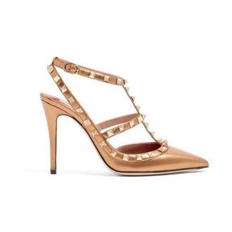 Valentino Garavani Femme, Chaussures, Beige, Taille: 38 1/2 EU Escarpins