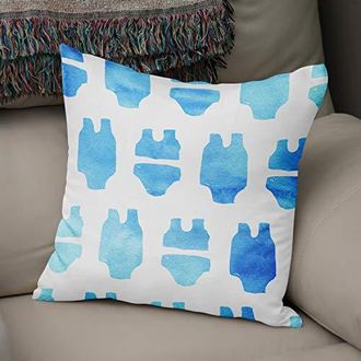 Bonamaison Le Jardin du Lin Kissen Zierkissenbezug Kissenbezug, Weich Bequem, Für Zuhause Autos Büro Sofa Wohnzimmer Couch Schlafzimmer Dekor, 43x43 Cm - Entworf