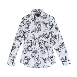 Versace Jeans Couture Barockmuster Baumwollhemd - - Shirts - Herren - Mehrfarbig - M