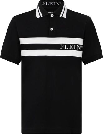 Philipp Plein Polo Shirt Ss Logo - - Tops - Herren - Schwarzk - 3XL
