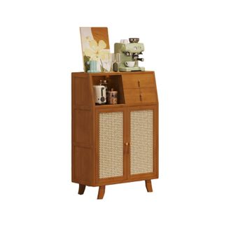 Generic Sideboard aus Holz, ger&auml;umiges Sideboard mit Schubladen, freistehender Aufbewahrungsschrank, geeignet for Caf&eacute;s und Restaurants(Color2,68x95x32cm)