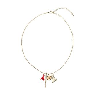 Patrizia Pepe Collier Fly Charms - Femme - Accessoires - Jaune - Taille: ONE Size