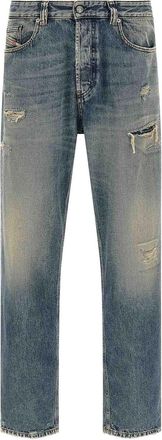 Diesel Straight Leg Jeans - Blau